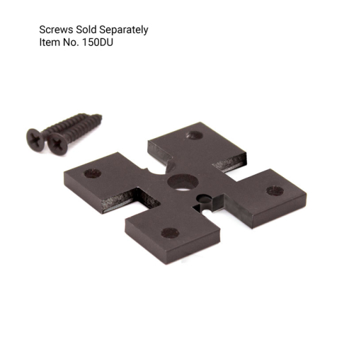 FHC | 6954WDU 2" x 2" 4-Way Base Plates for 630 Post - Black Bronze ...