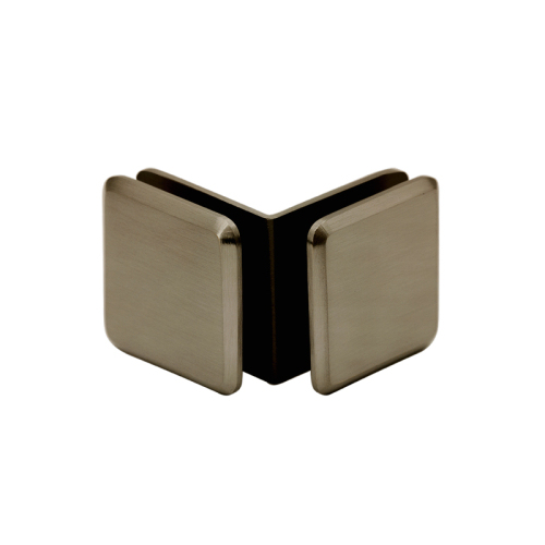 FHC | CBU0F90BBRZ Open Faced Beveled 90 Degree Glass-to-Glass Clamp for ...