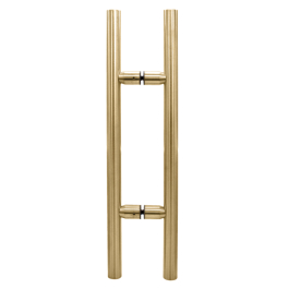 FHC | 24LHSB Ladder Pull 1-1/4" 24" Overall - Satin Brass | Frameless ...