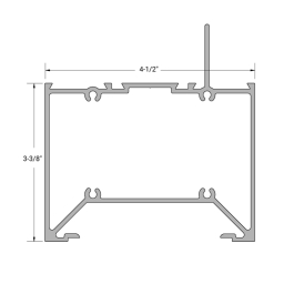 FHC | 6949CA Aluminum 4-1/2" High Base Sill/Horizontal - 24'-1” Length ...