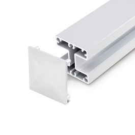 FHC | A48CK Aluminum Windscreen Center Post Kit - 48" Tall | Frameless ...