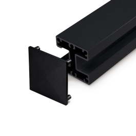 FHC | A72CKMB Aluminum Windscreen Center Post Kit - 72" Tall - Matte ...