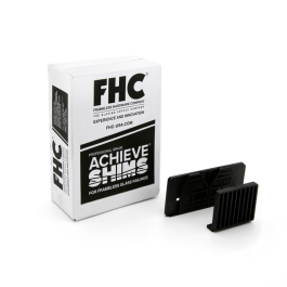 FHC | FHC Achieve Glass Rail Shim Set for 1/2" to 3/4" Glass 10 Shims ...
