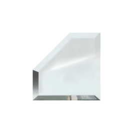 FHC | BVM4M 5-Sided Beveled Mitered Clear Mirror Glass | Frameless ...