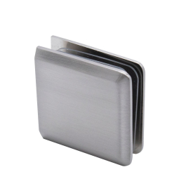FHC | CBU4 HD Beveled Wall Mount Clamp | Frameless Hardware Company