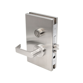 FHC | CL610E 6" x 10" LH Center Lock Entrance Function | Frameless ...