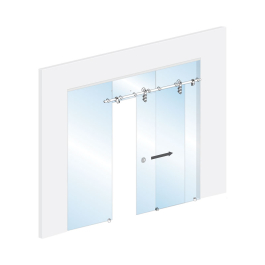 FHC | CSGG01 Single Glass to Glass Mount Carmel Series Slider ...