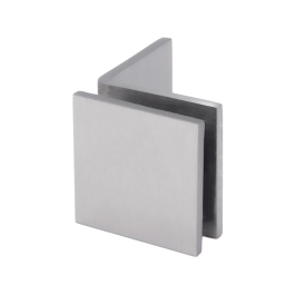 FHC | FHC Square Fixed Panel Wall Clamp With Large Leg Polished Chrome ...