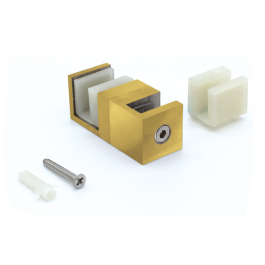 FHC | DCG1SB FHC Denali/Compass Bottom Guide - Satin Brass | Frameless ...