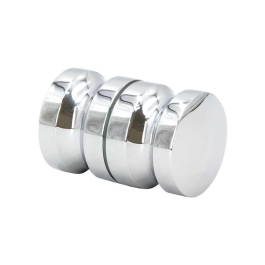 FHC | DK120 Back-to-Back Easy Grip Knob | Frameless Hardware Company