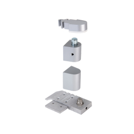 FHC | FDP50H Offset Pivot Set with 1/8" Recess | Frameless Hardware Company