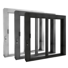 FHC | FSCDW1804PTC Self-Closing Deluxe Sliding Window with Stainless ...