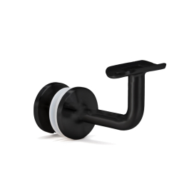 FHC | HB153GMB Glass Mounted Bracket - Fixed Sweep - Matte Black ...