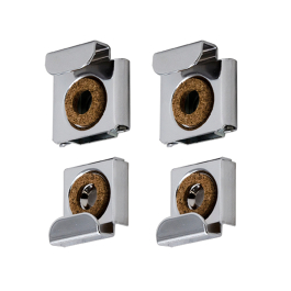 FHC | MC655 Spring Loaded Mirror Clips Nickel Plated with Screws ...