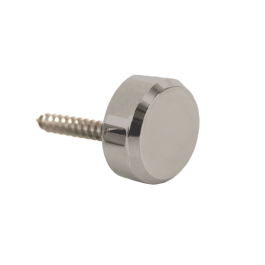 FHC | FHC Round Mirror Clip Set for 1/4" Mirror 4/Set Brushed Nickel ...