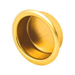 FHC | N6846 Pri3/4" Inset Sliding Closet Door Pull Handle - Brass ...