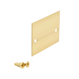 FHC | FHC End Cap for 1/2" Narrow Header/U-Channel Satin Brass (C260 ...