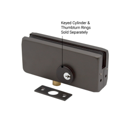 FHC | PF215MB Patch Lock with 5/8" Diameter Bolt Throw - Matte Black ...