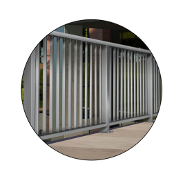 FHC | PKT6042S Picket Panel for 60" x 42" Opening - Silver Metallic ...