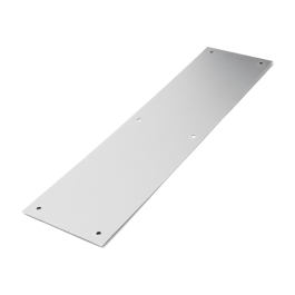 FHC | PP416SA Push Plate 4" x 16" - Satin Anodized | Frameless Hardware ...