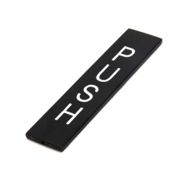 FHC | PPD3VDU PUSH Sign with Black Lettering with Adhesive Backing ...