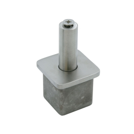 FHC | PR20FSBS Fixed Saddle For 2" Square Pipe Rail - Brushed Stainless ...