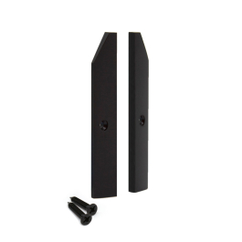 FHC | R4TSEC34DU 4" Tapered Door Rail Split End Cap for 5/8" to 3/4 ...