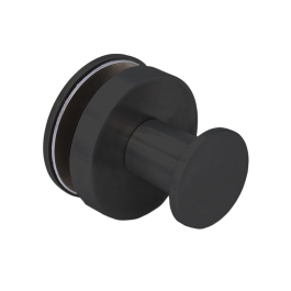 FHC | RH1MB Thru-Glass Towel/Robe Hook Matte Black For 3/8" and 1/2 ...