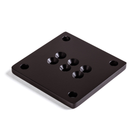 FHC | SBP2BRZ 5" Square Base Plates for 2-3/8" x 1-1/8 Post - Dark ...