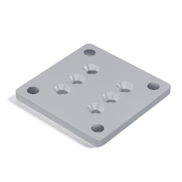 FHC | SBP5 5" Square Base Plates for 2-3/8" Square Post | Frameless ...