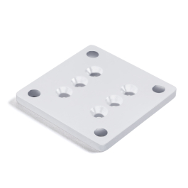 FHC | SBP5W 5" Square Base Plates for 2-3/8" Square Post - Traffic ...