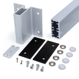 FHC | SLF36KM 2-3/8" Slim Fascia Post Kit 47" Length - Mill Aluminum ...