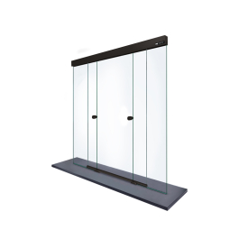 FHC | FHC Shannon Pass-Thru Window Frameless X0X - Custom Size - Dark ...