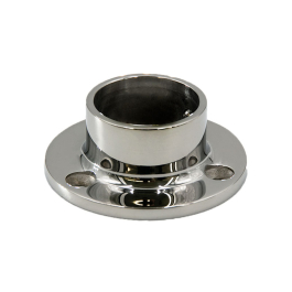 FHC | THR15YPS Steel Full Flange 1-1/2" Dia. - Polished Stainless ...