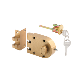 FHC | U9970 Deadlock - Single Cylinder Diecast Metal Lock With A Brass ...