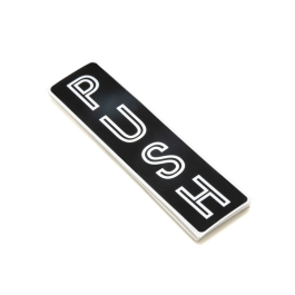 FHC | VPUSH566 'Push' Vertical Mylar Decal with Adhesive Backing ...