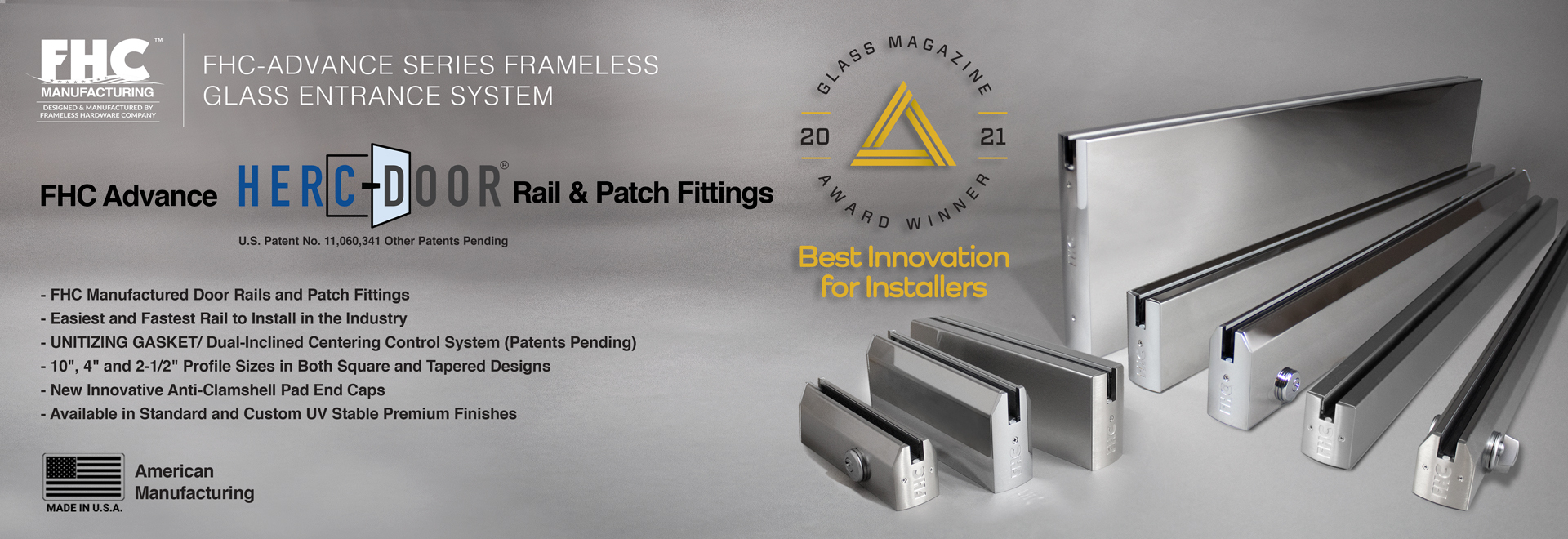 FHC | The Glazing Supply Company | Frameless Hardware Company