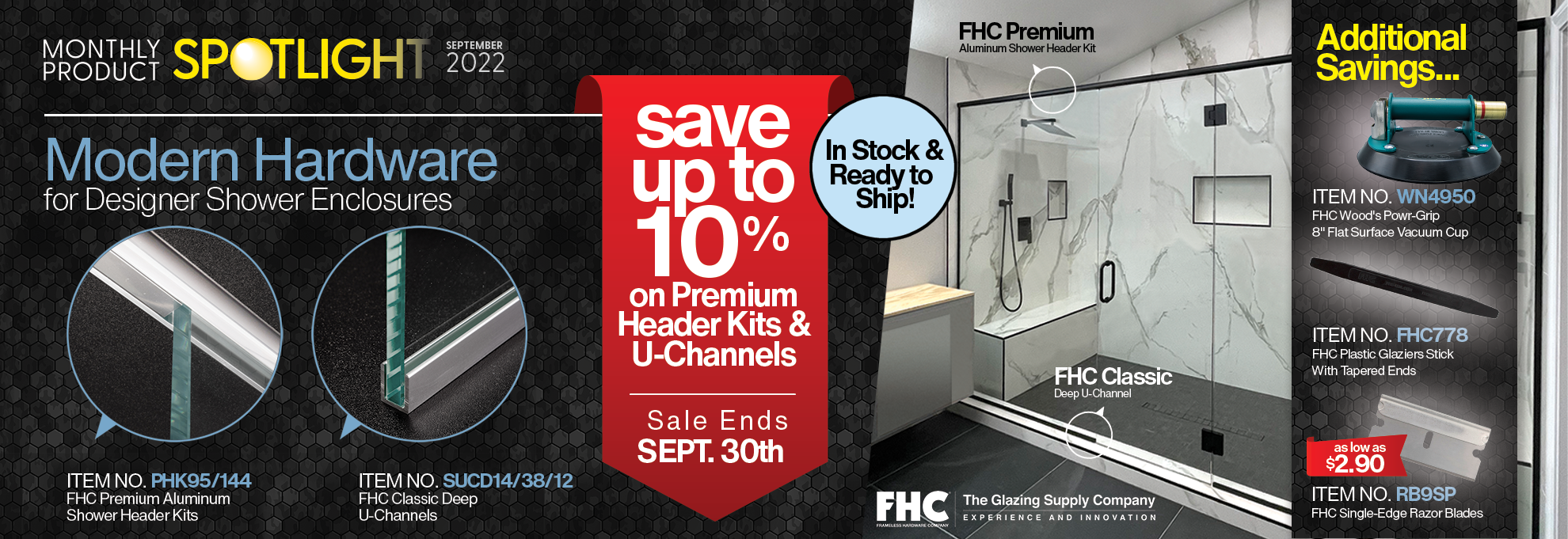 FHC | The Glazing Supply Company | Frameless Hardware Company