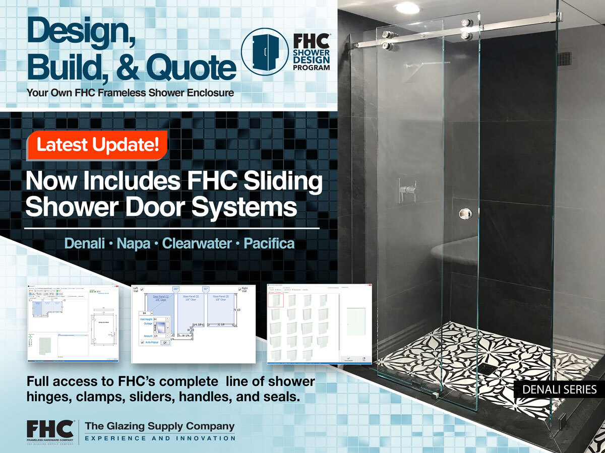 FHC | Shower Design Program Update | Frameless Hardware Company